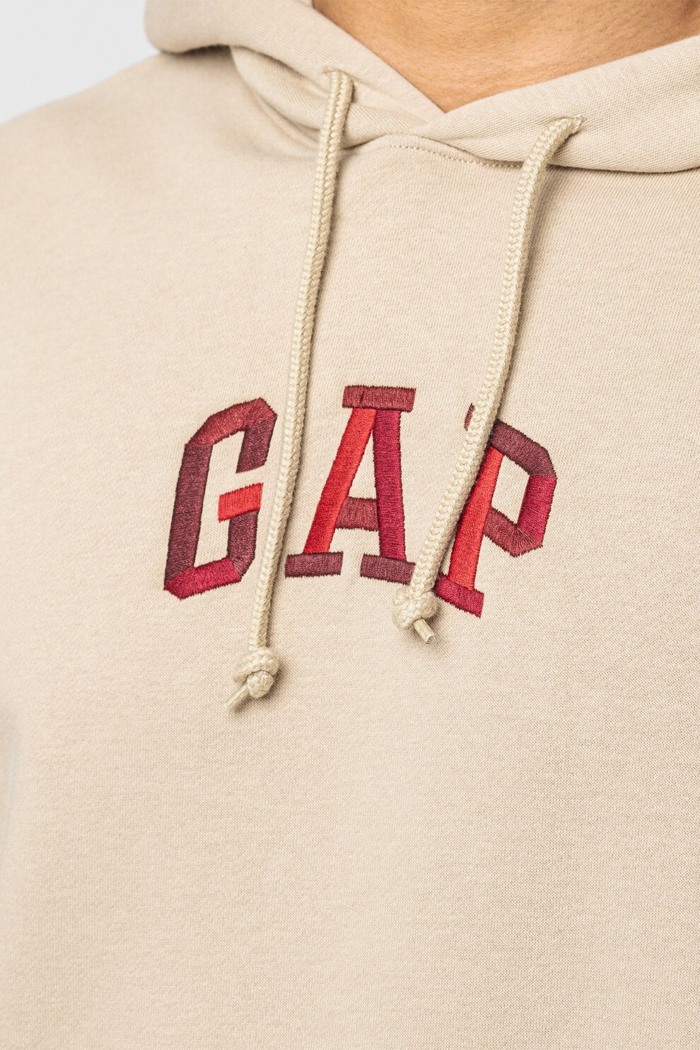 GAP, Hanorac cu buzunar kangaroo, Camel, XL - eMAG.ro