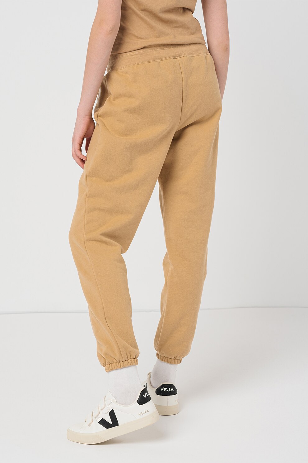 GAP, Спортен панталон с бродирано лого, Camel, L-REG - eMAG.bg