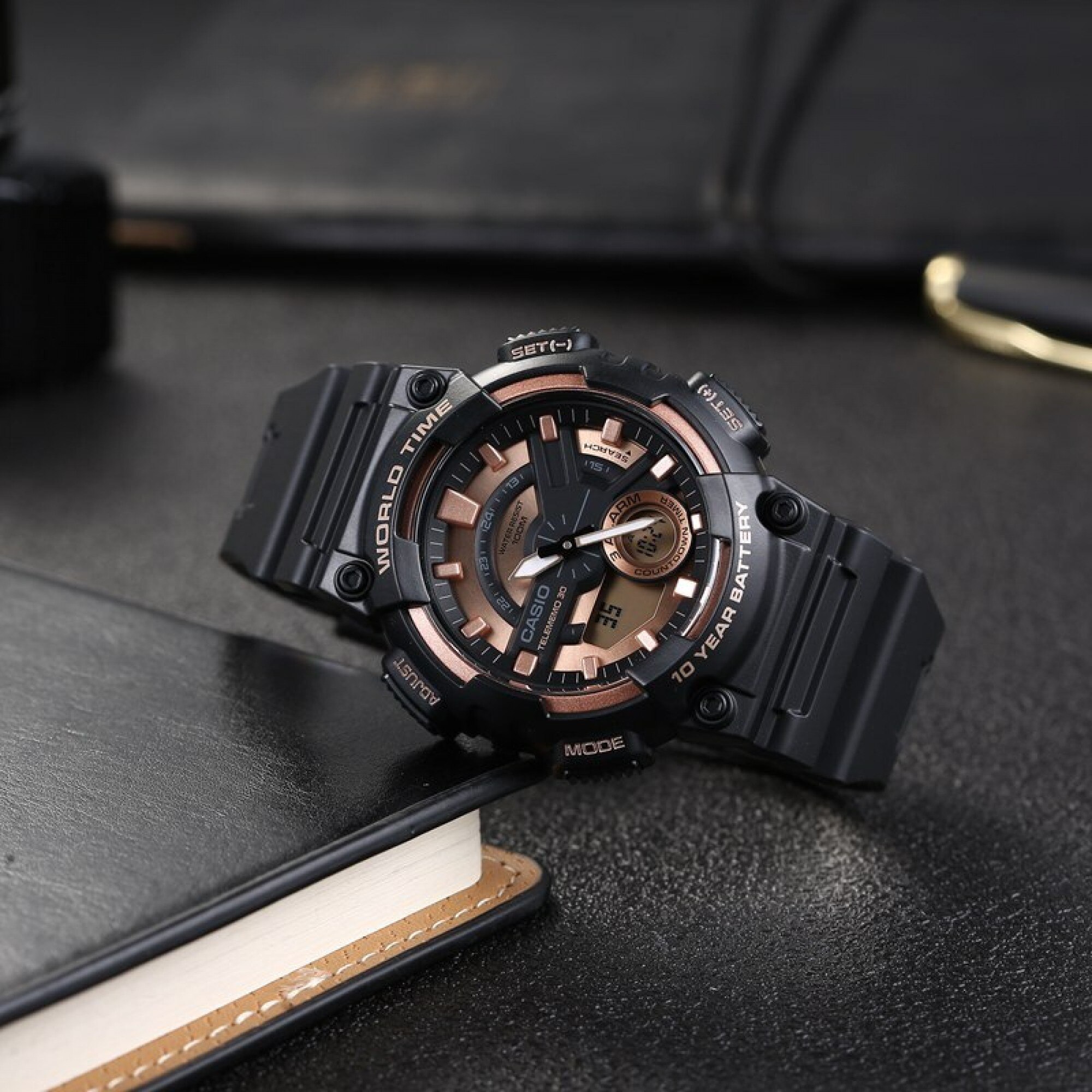 Мъжки часовник CASIO, Collection, AEQ-110W-1A3 - eMAG.bg