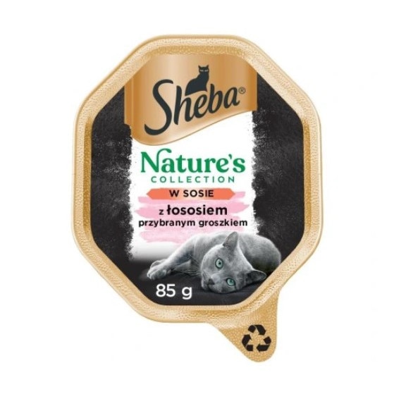 Conserva pentru pisici, Sheba, Somon, 85 g - eMAG.ro