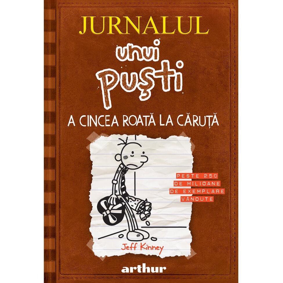 Jurnalul unui pusti 7. A cincea roata la caruta, Jeff Kinney - eMAG.ro