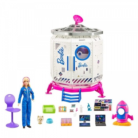 Set de papusi Barbie Space Station + Space Disco, Mattel, +3 ani ...