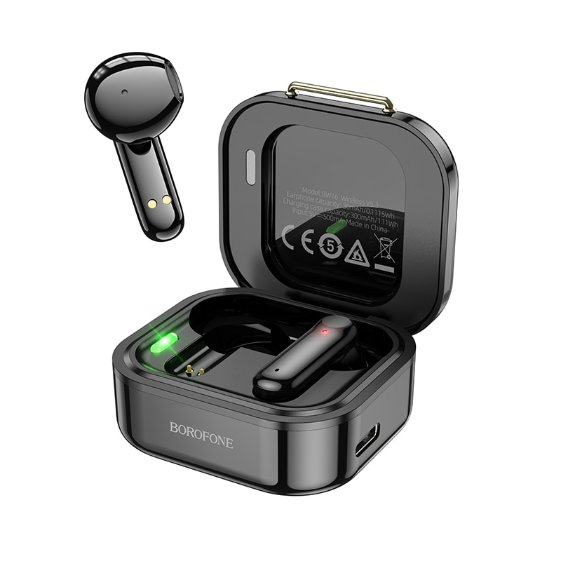 Casti Wireless Borofone, In-Ear Stereo EarBuds, Bluetooth 5.3, Suporta ...