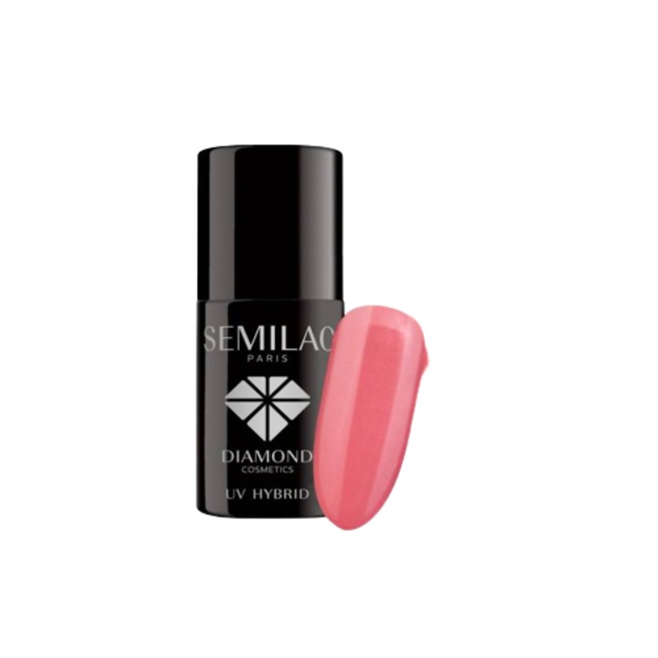 Oja semipermanenta, Semilac, 064, 7ml, Roz - eMAG.ro
