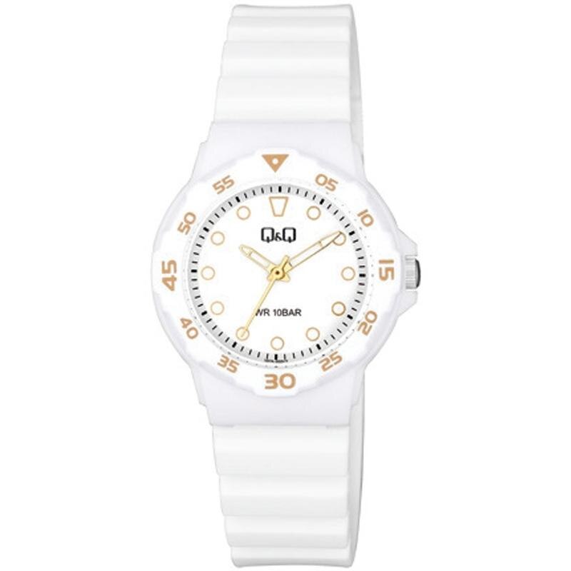 Ceas dama Q&Q V07A-002VY Quartz Alb - eMAG.ro