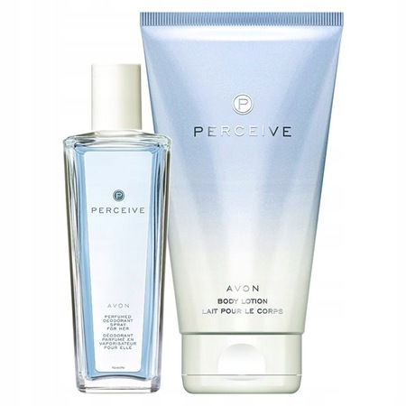 Set Perceive Spray 75 ml si Lotiune de corp 150 ml, Avon, 225 ml - eMAG.ro
