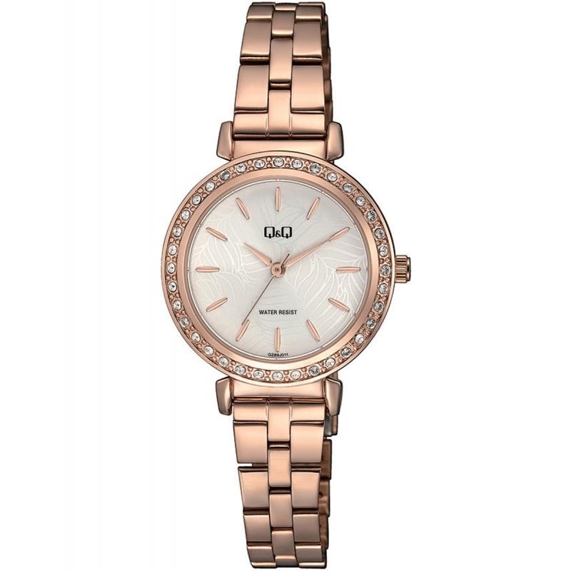 Ceas dama Q&Q QZ89J011Y Quartz Rose gold - eMAG.ro
