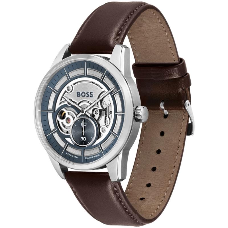 Ceas barbatesc Boss 1513944 Automatic Argintiu - eMAG.ro
