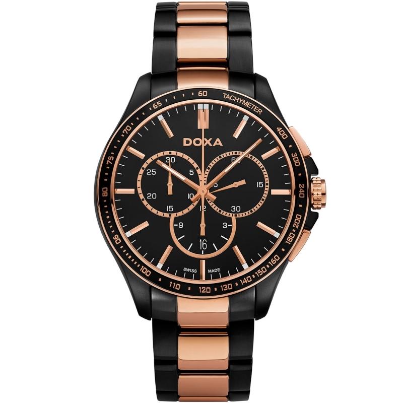 Ceas barbatesc Doxa 287.70R.101.61 Quartz Negru - eMAG.ro