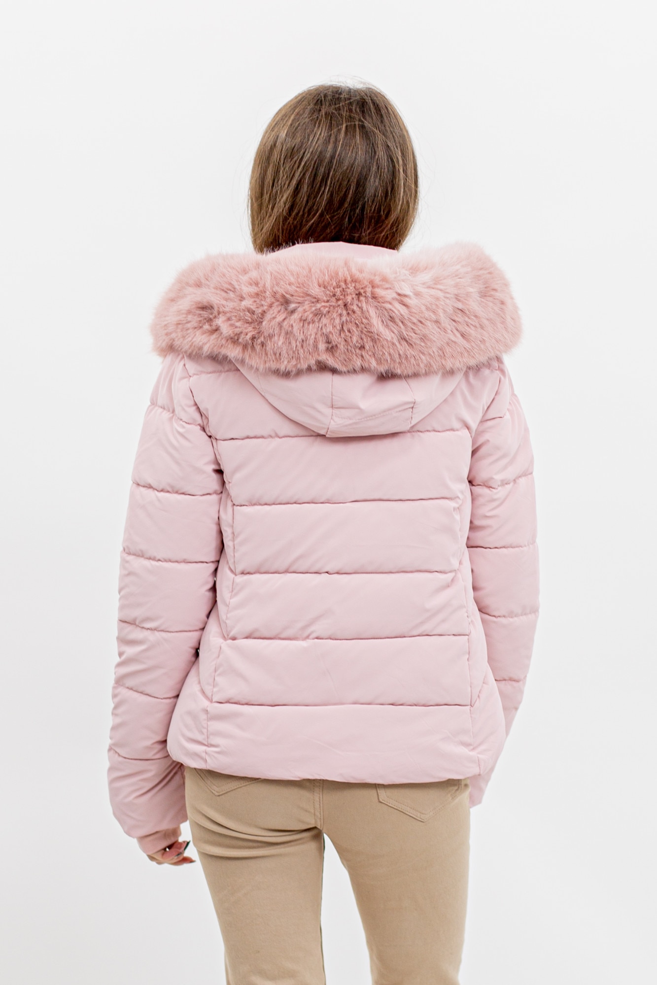 Geaca dama 907, Roz, S - eMAG.ro