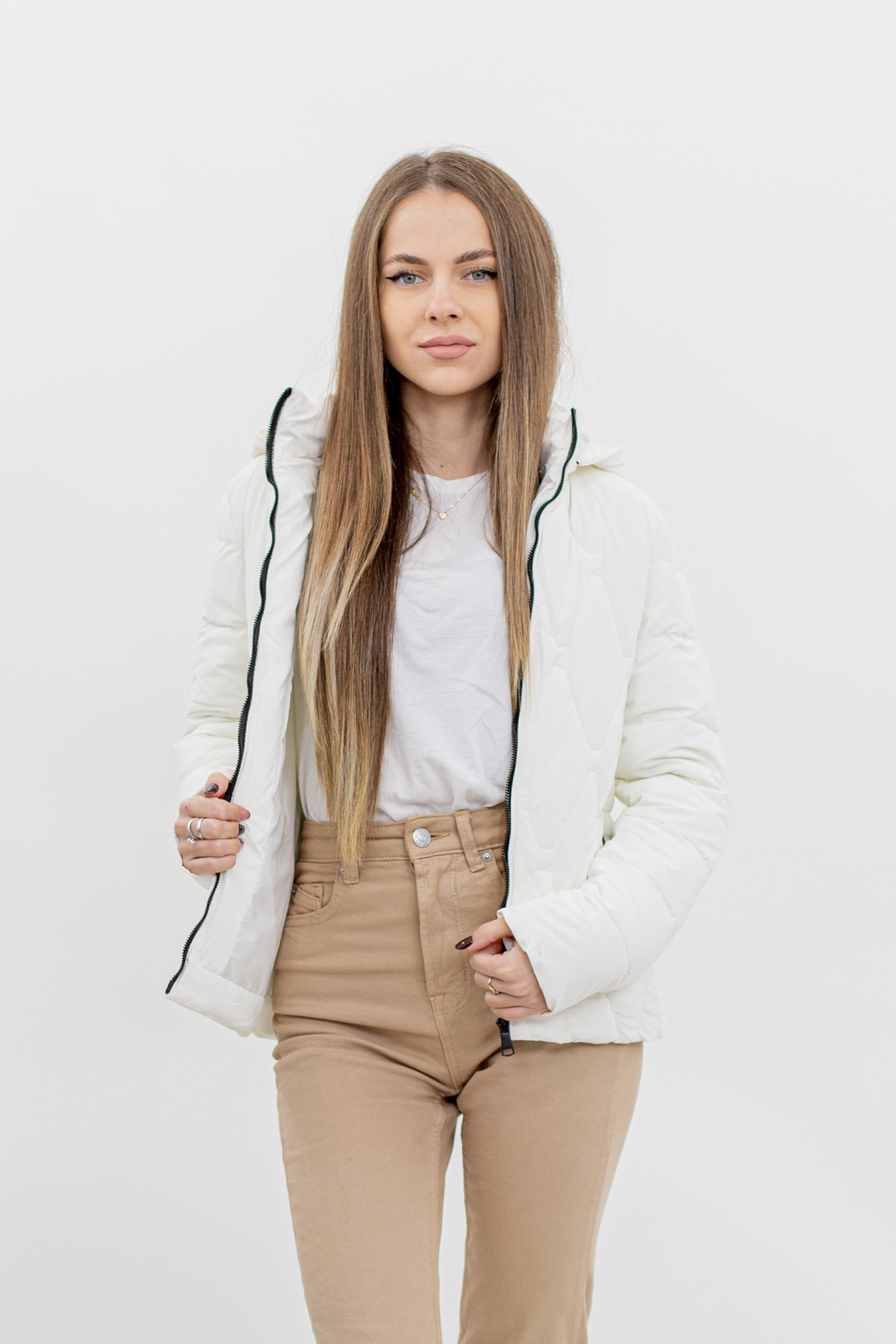 Jacheta dama 902, Alb, S - eMAG.ro