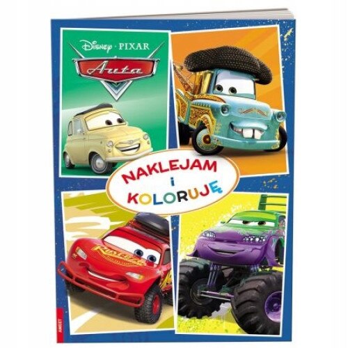 Carte de colorat cu autocolante Cars, 2021 - eMAG.ro
