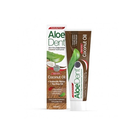 Pasta de dinti fara fluor cu ulei de cocos si arbore de ceai 100ml ...