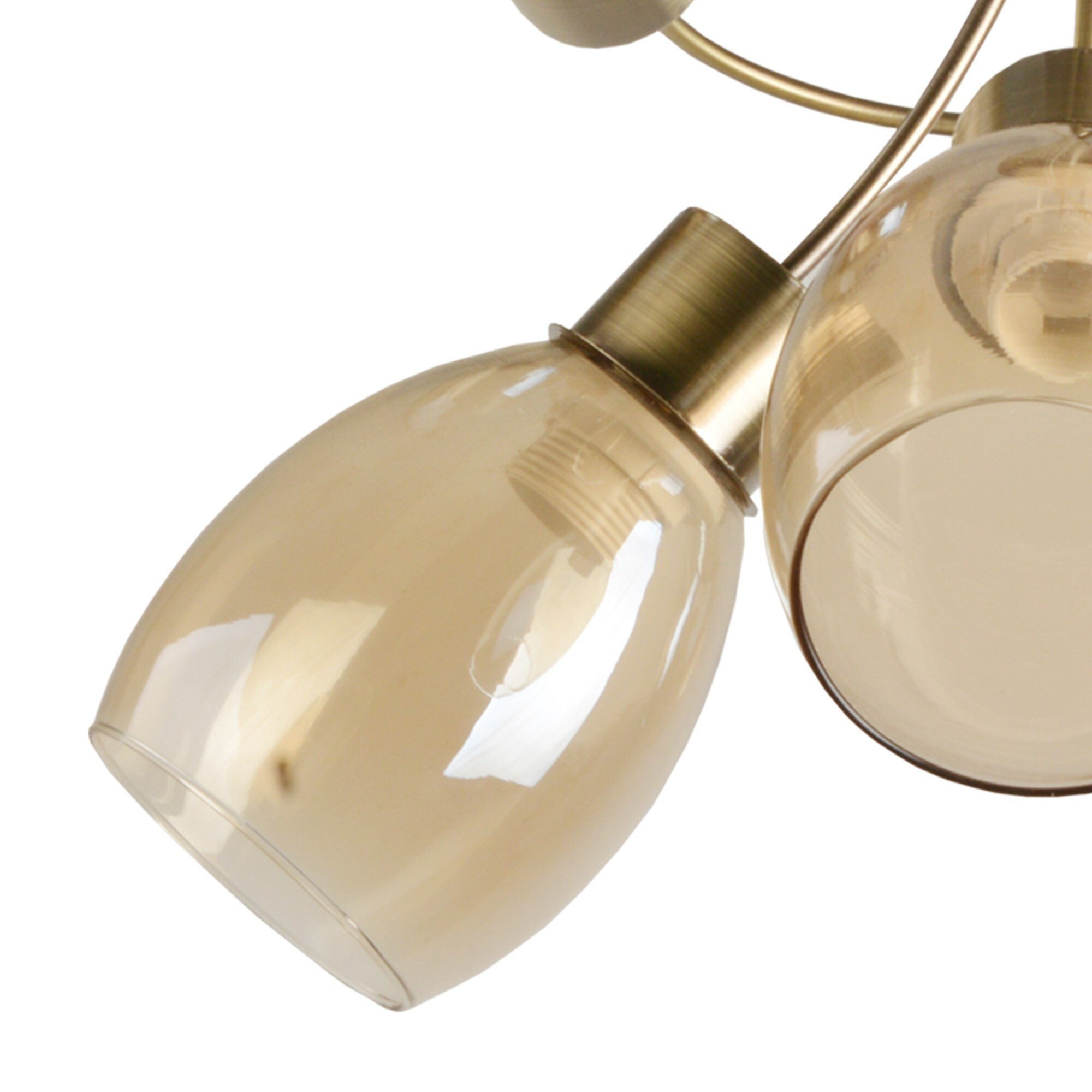 Lustra Ambry, 5 x E14, 40 W, bronz - eMAG.ro