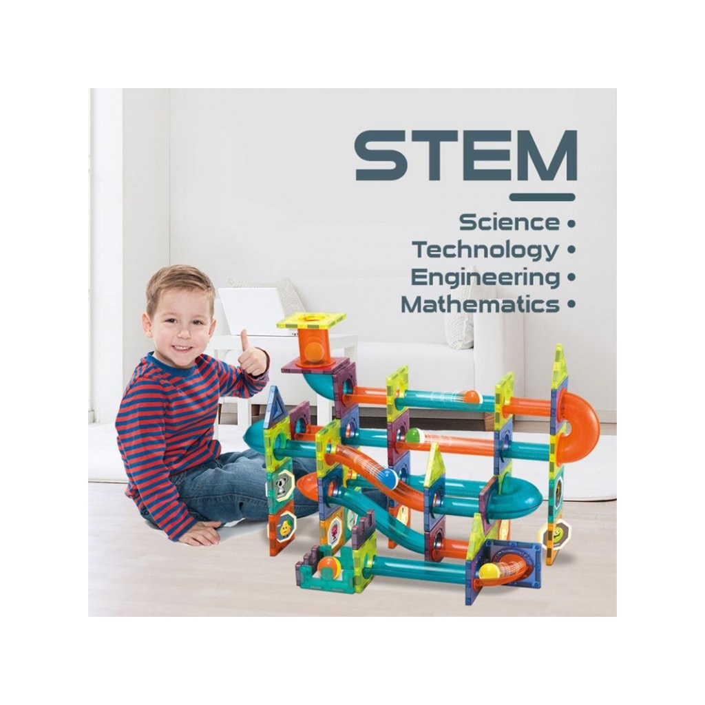 Set Educativ si Creativ Magnetic ISP "LikeSmart Magic Magnetic Blocks ...