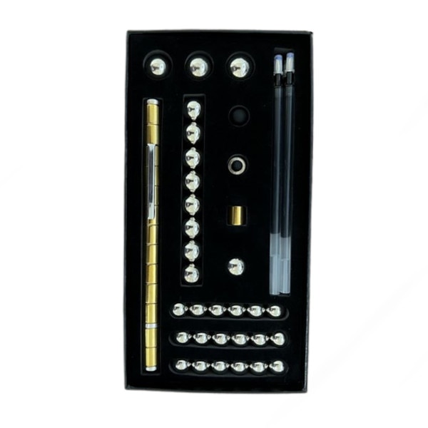 Set Pix Modular Magnetic Premium cu 30 Bile Magnetice, 14 Inele ...