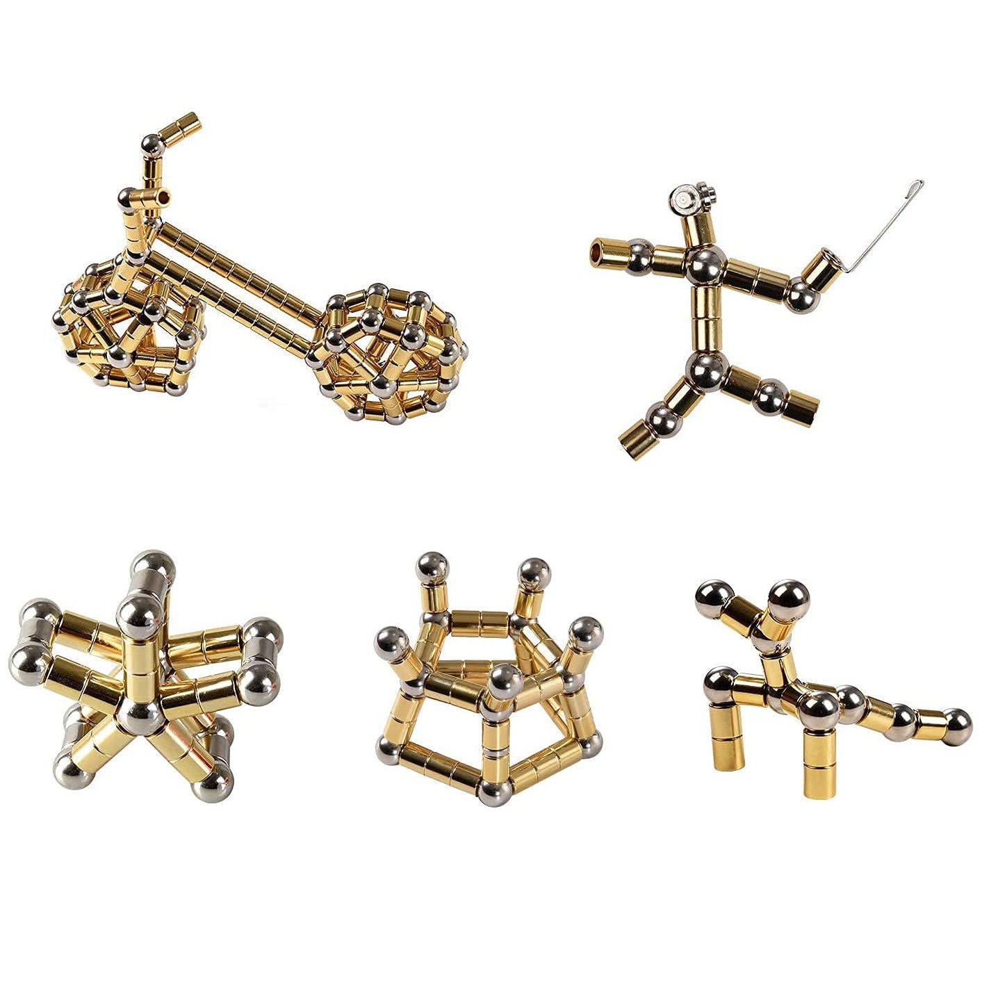 Set Pix Modular Magnetic Premium cu 30 Bile Magnetice, 14 Inele ...