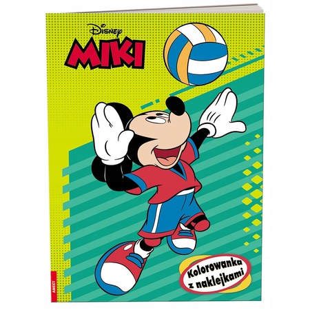 Carte de colorat/cu stickere pentru copii, Ameet, Mickey Mouse, 16 ...