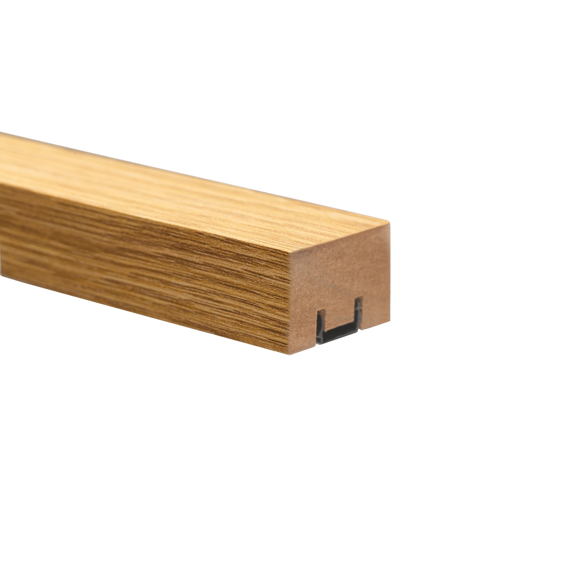 Set riflaj decorativ din lemn cu profil de montaj, 2800 mm, 4 bucati ...