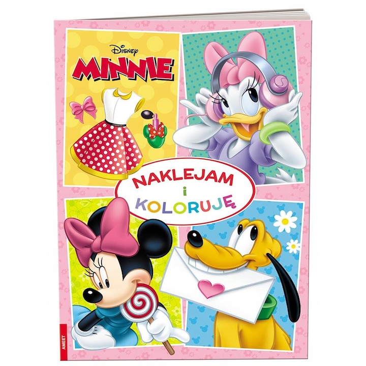 Carte de colorat/cu stickere pentru copii, Ameet, Disney, 32 pagini ...