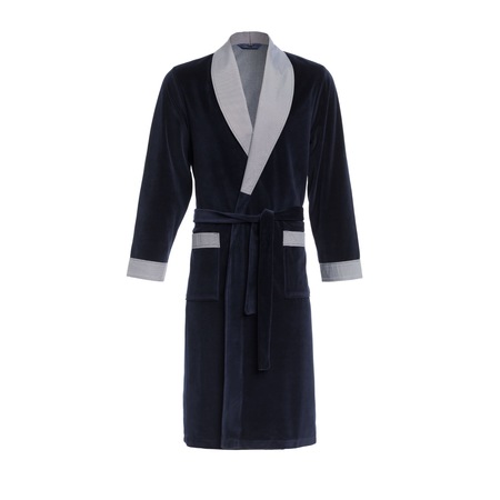 Halat de baie, Revise, Pentru barbati, Catifea/Bumbac, Negru, Masura ...