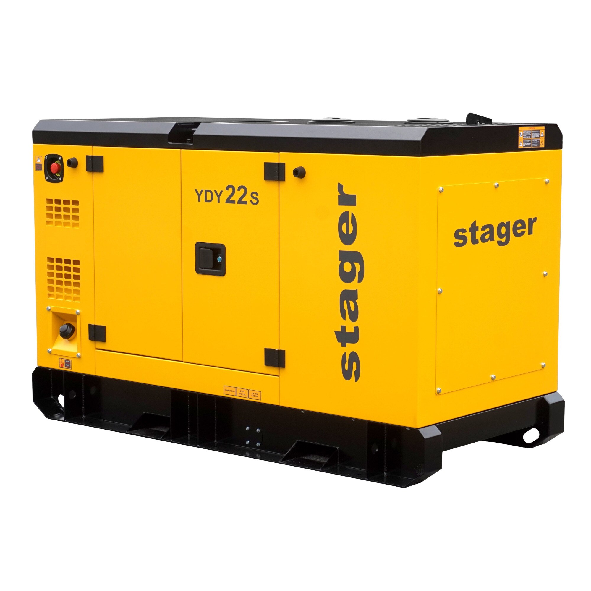 Generator insonorizat Stager YDY22S, putere max 20 kVA, curent 87A ...