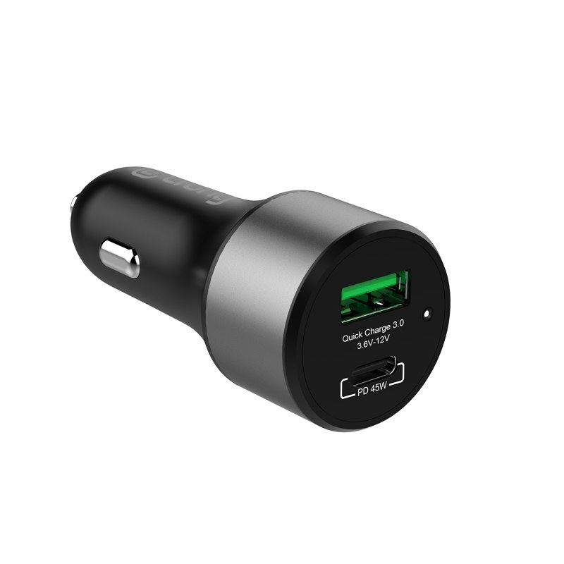 Incarcator auto Crong Power, USB-C, Aluminiu/Plastic, Negru - eMAG.ro