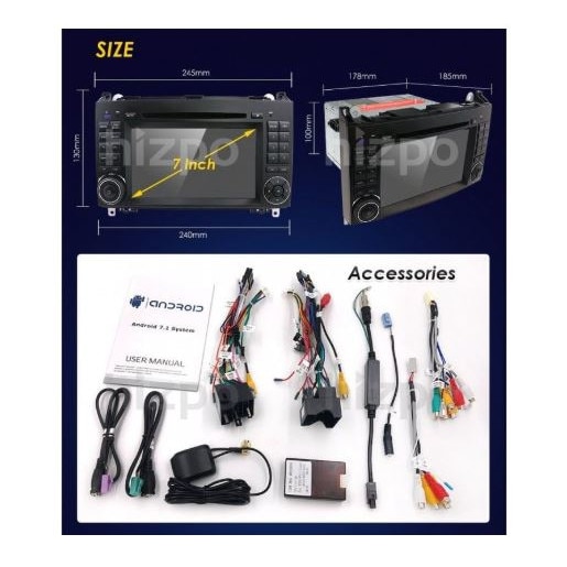 Navigatie Windows, Ecran 7″, DVD, IGo, Mirror Link, Model Chrome ...