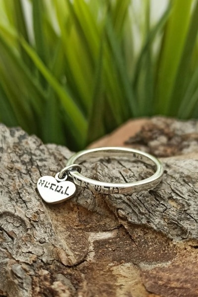 Inel de argint pentru femei "Inima eternitatii" 19.4 mm - 61 - eMAG.ro