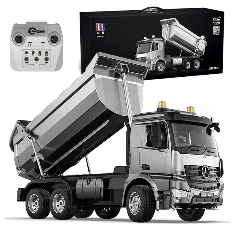 Камион с дистанционно DoubleE, Mercedes Arocs E590-003, От метал - eMAG.bg