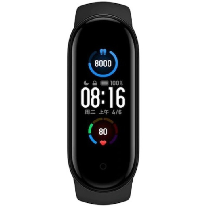 Bratara fitness bluetooth Smart Band M6, Android, iOS, Apeluri, Mesaje, Pedometru, Ritm cardiac ...