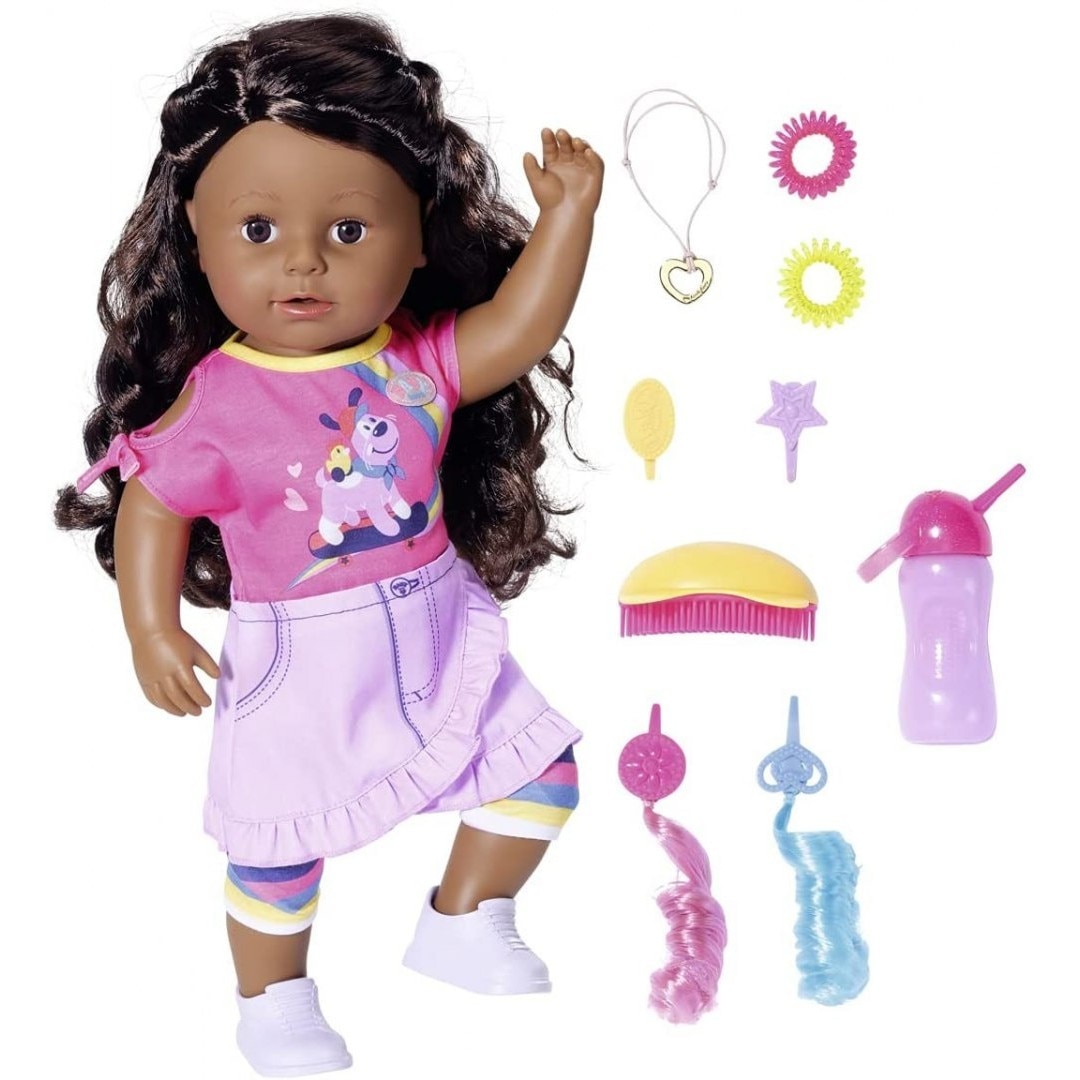 Papusa Baby Born cu accesorii, Zapf, 43 cm, +3 ani, Multicolor - eMAG.ro