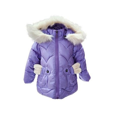 Geaca iarna pentru fetite, model Aba, culore mov, marime 98 cm, varsta ...