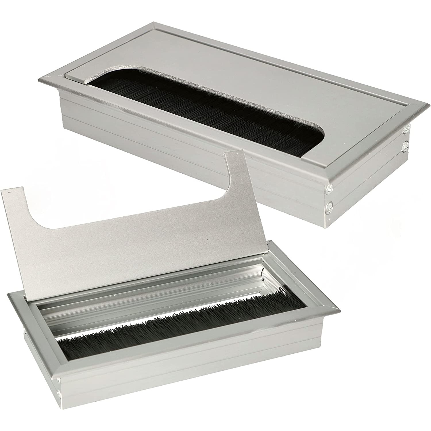 Set 2 suporturi trecere cabluri, Kotarbau, Aluminiu, 160 x 80 mm ...