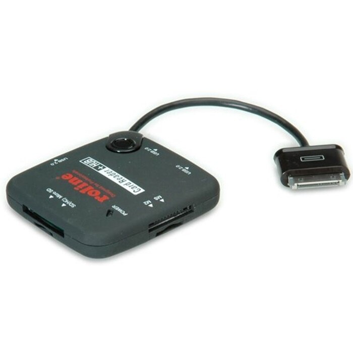 Cititor card/OTG Hub, Roline, Pentru Samsung Galaxy Tab, Negru - eMAG.ro