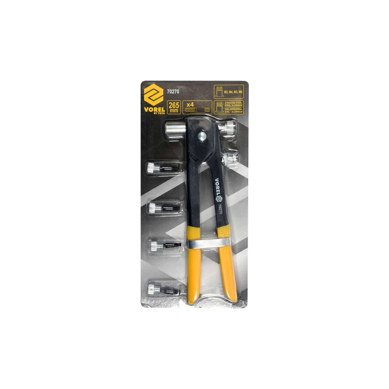 Cleste popnituri M3-M6 Vorel, lungime 265 mm - eMAG.ro