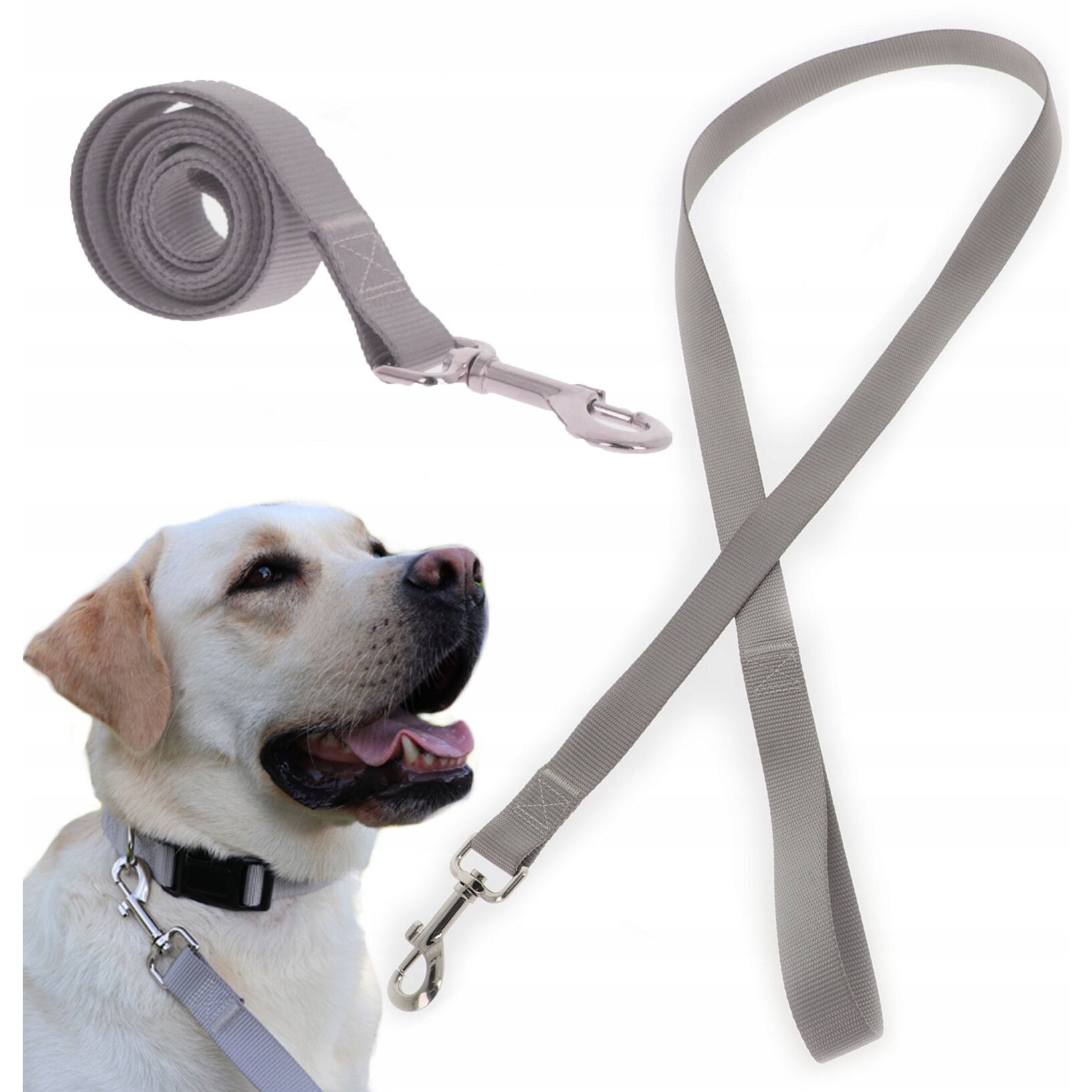 Lesa pentru caini/pisici, Petstory, 120 cm, L, Gri - eMAG.ro