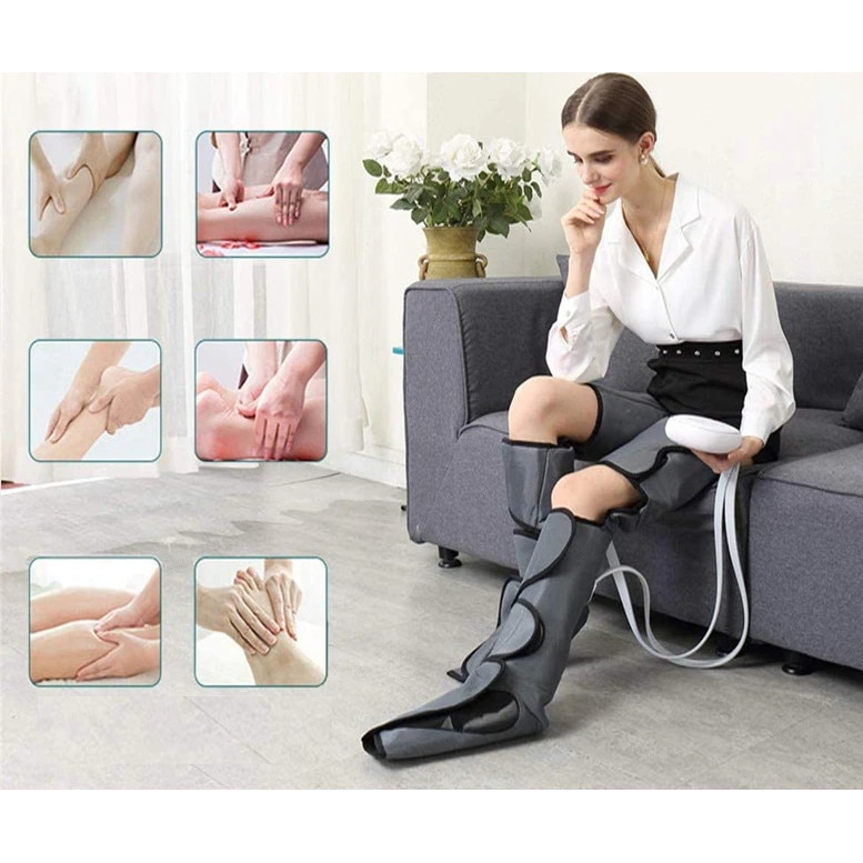 Aparat masaj presoterapie Vigomed, Drenaj limfatic, 6 tipuri de masaj ...