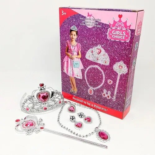 Set accesorii Printesa pentru fetite, 5 piese - eMAG.ro