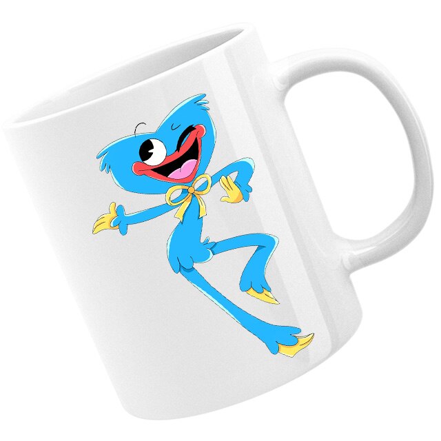 Cana Huggy Wuggy Childish Look Playful Giggle Cute, alba, 330 ml - eMAG.ro