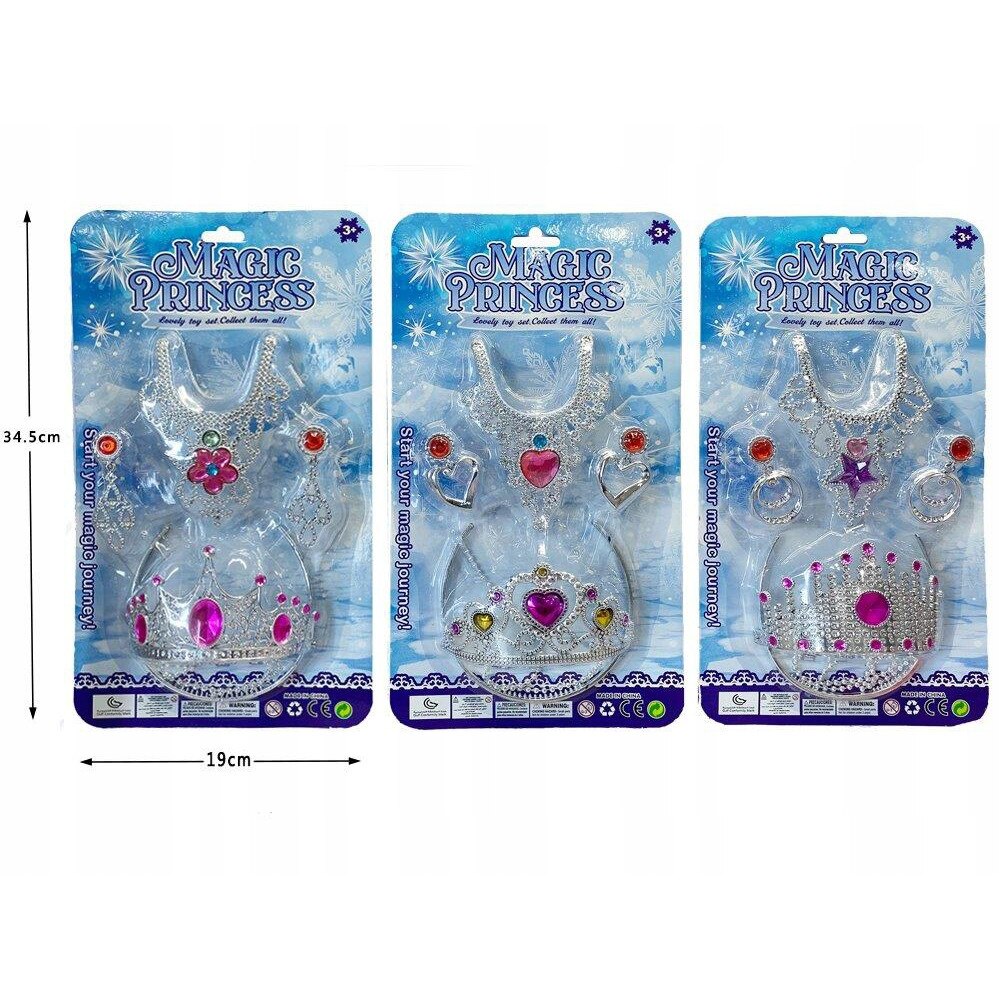 Set coronite, OOTBV, 35 cm, Argintiu/Mov - eMAG.ro