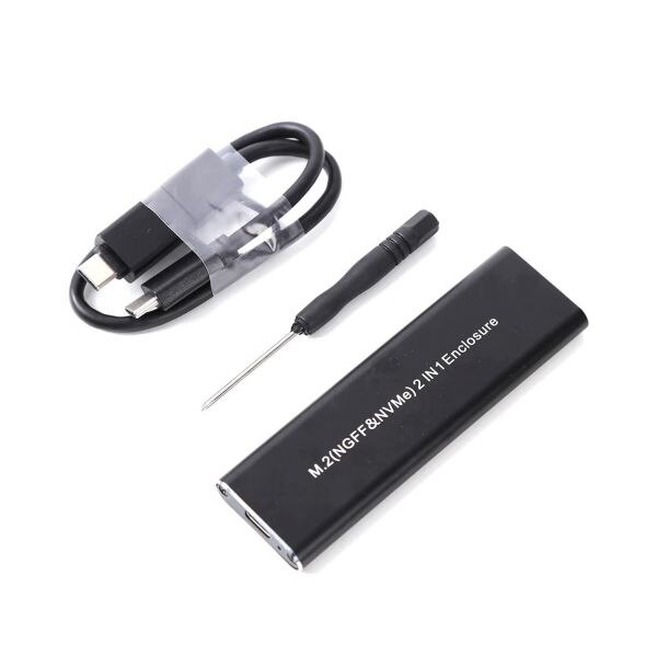 Rack extern (Enclosure) SSD M2 Nvme sau NGFF la USB 3.0, USB-C - eMAG.ro