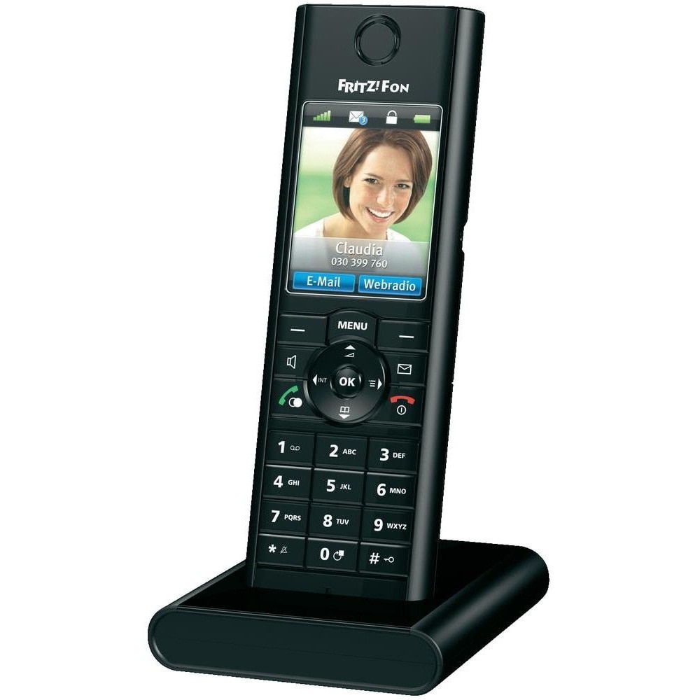 Telefon DECT FRITZ!Fon MT-F, Black - eMAG.ro
