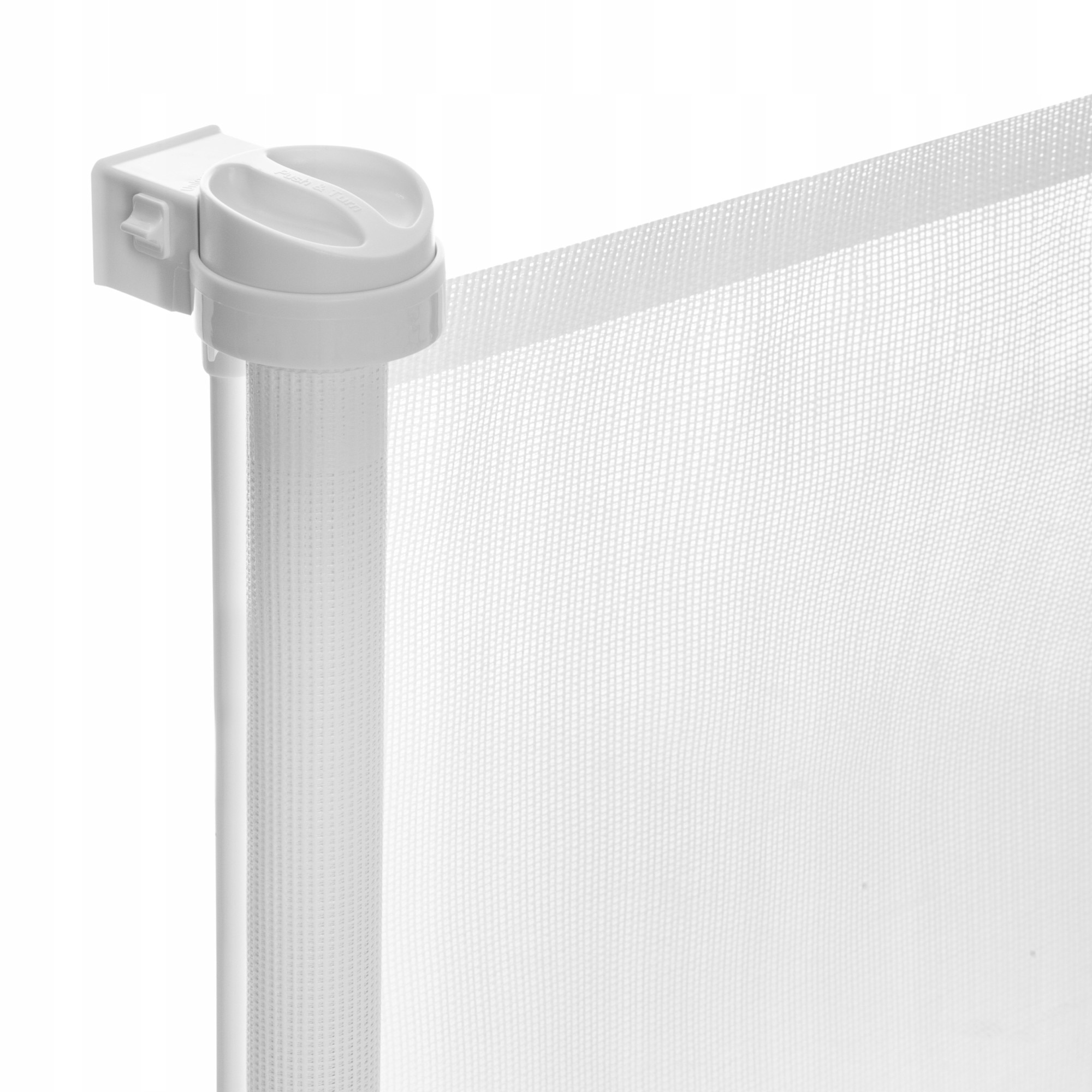 Poarta de siguranta retractabila, Bocioland, sub forma unui rulou, Alb ...