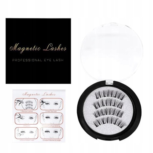 Gene magnetice 3D, Reutilizabile, Negru - eMAG.ro