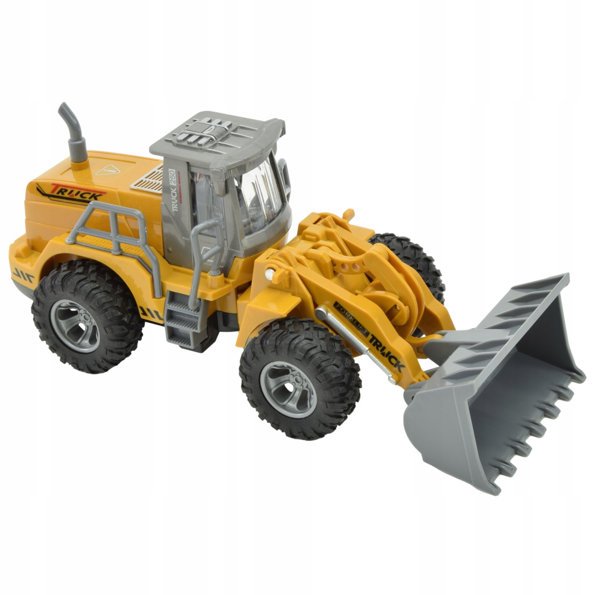 Excavator de jucarie, din plastic, galben - eMAG.ro
