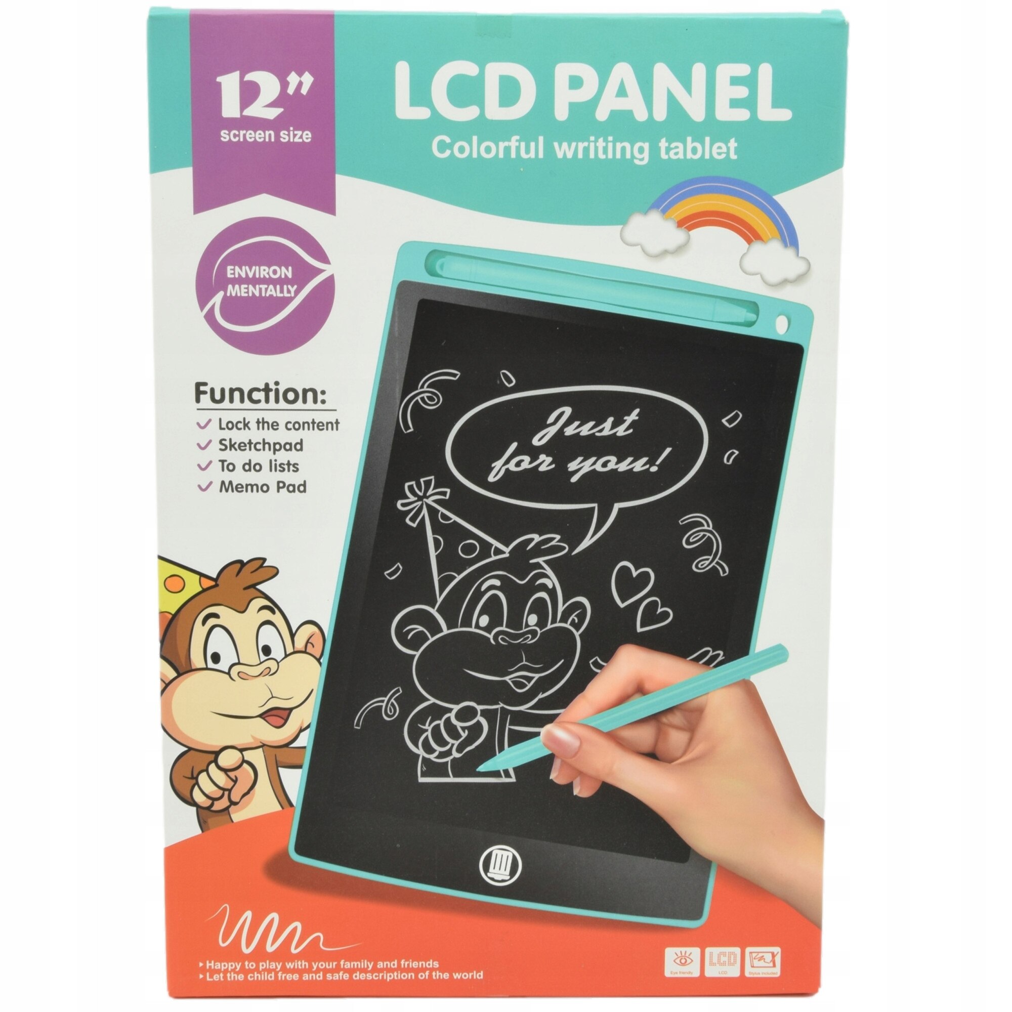 Tableta desenat pentru copii, XXL, 12'', Albastru - eMAG.ro