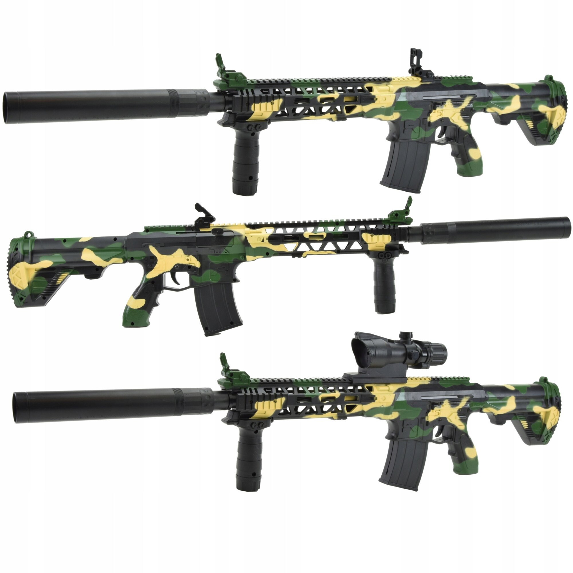 Pusca laser, Plastic, Multicolor - eMAG.ro