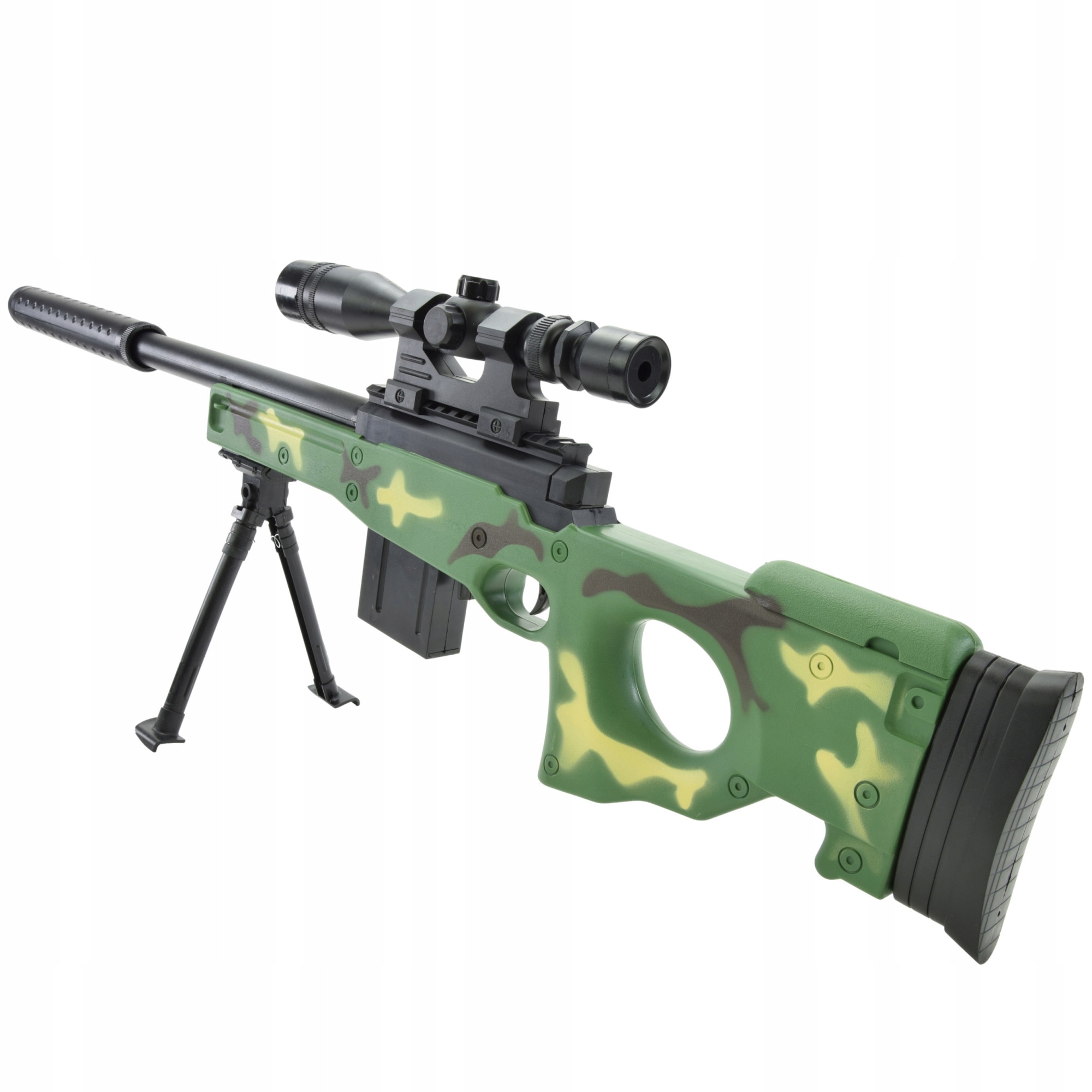 Pusca electrica, Plastic, Verde - eMAG.ro