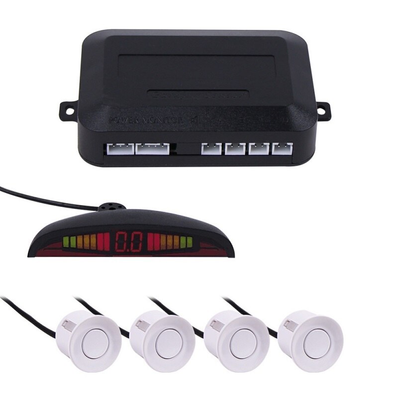 Senzori de Parcare Auto SIKS cu 4 Receptori, Display LED, Avertizare ...